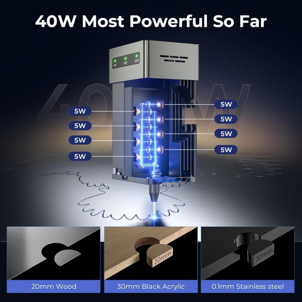 Creality Laser Falcon 2 (40W) - Dirigibles del valle